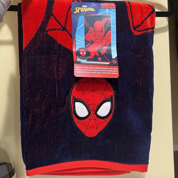 Marvel | Bedding | Spiderman Beach Towel With Embroidered | Poshmark